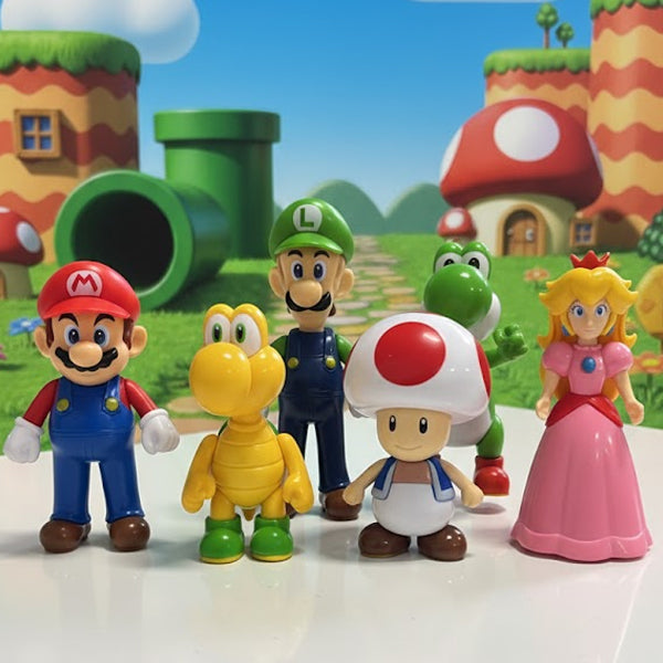 Pack 6 figurines Super Mario – Monjouet.ma